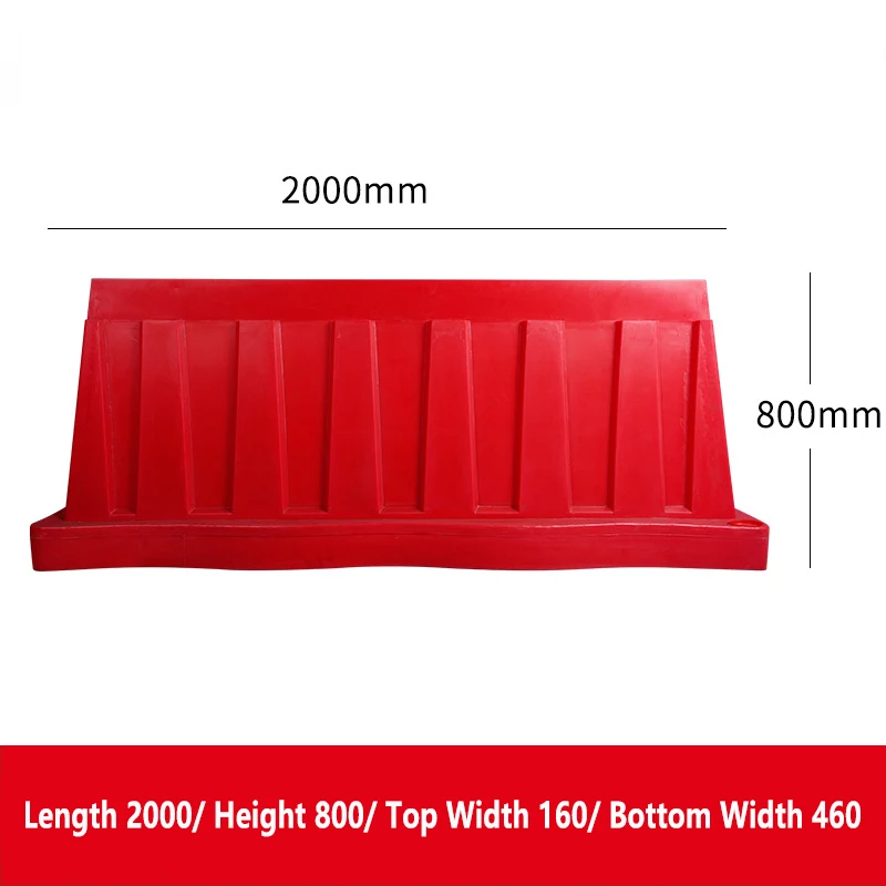 Road Safety Rotational Moulding Red Reflective Warning Durable Pe Water ...