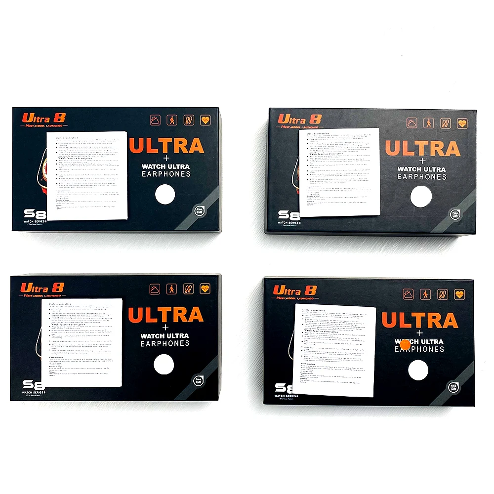 2023 S8 Ultra 8 Smart Watch And Earbuds Pro 4 2 In 1 Wireless Smart ...