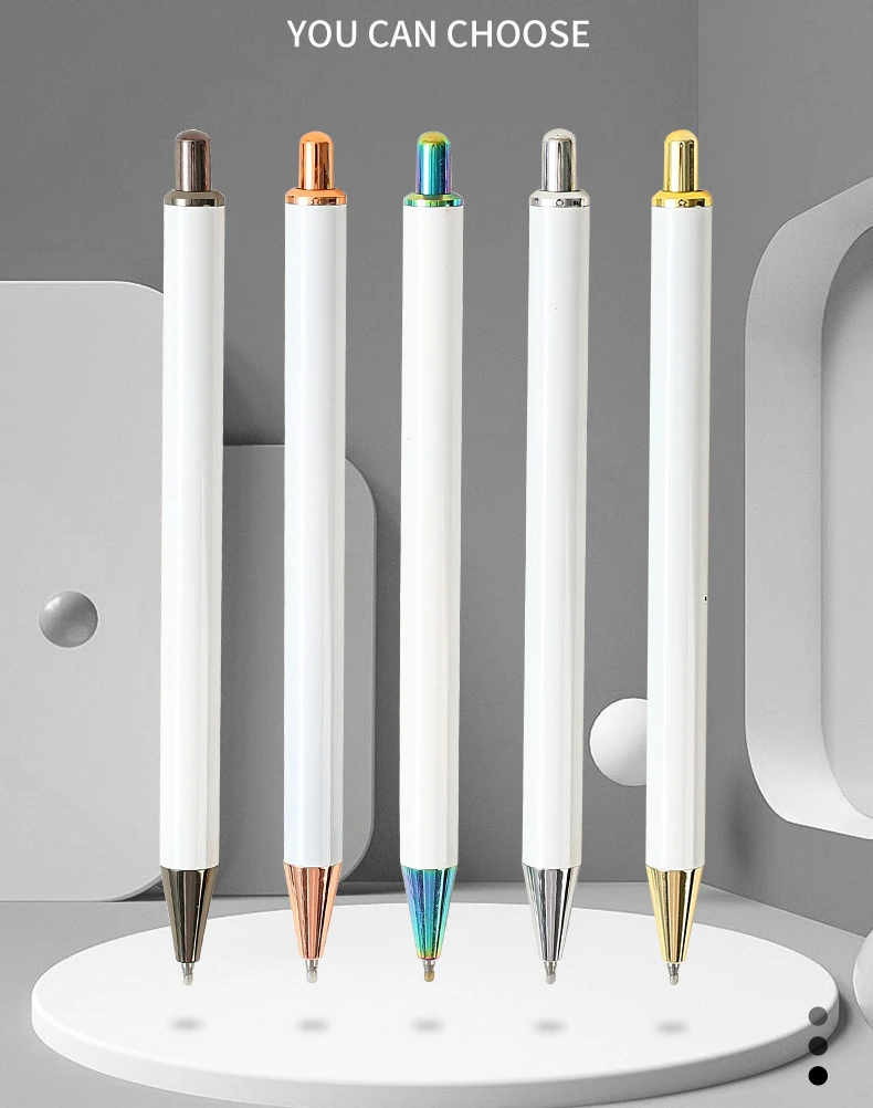 DIY Silver Metal Ballpoint Gel Pen - Perfect for Gifts