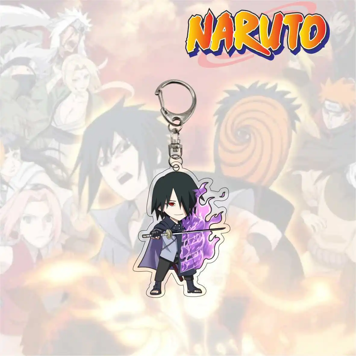 Anime Cartoon Kakashi Uchiha Sasuke Character Double Sideacrylic ...