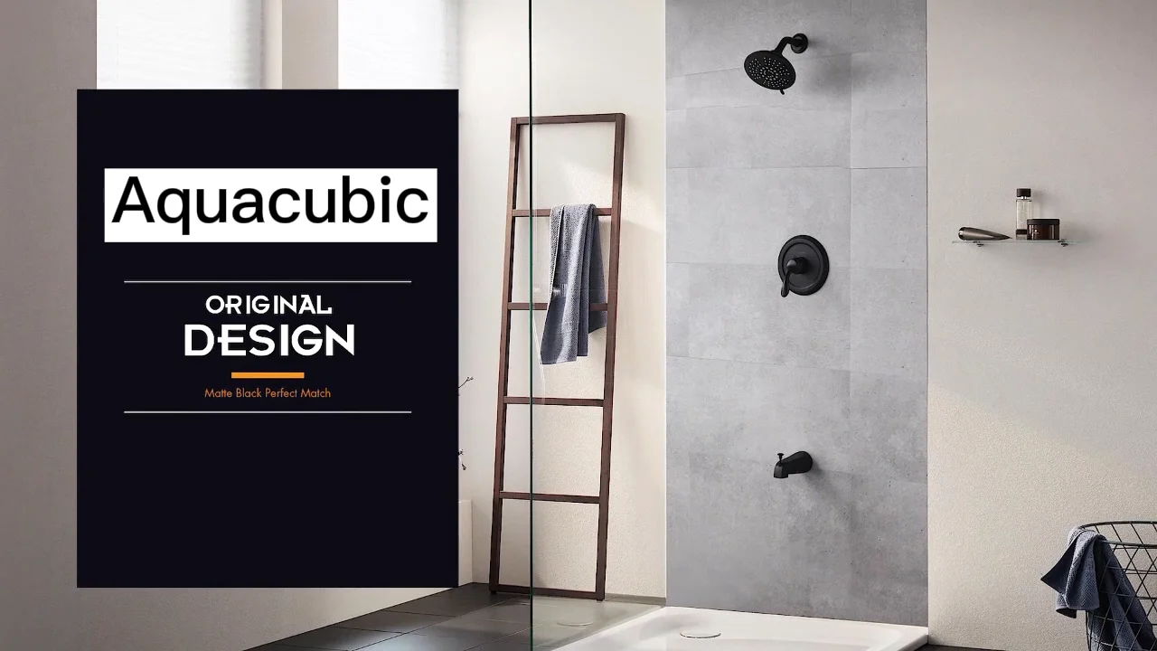 Aquacubic Upc Complete Orb Shower And Bathtub System Modern 5-spray ...