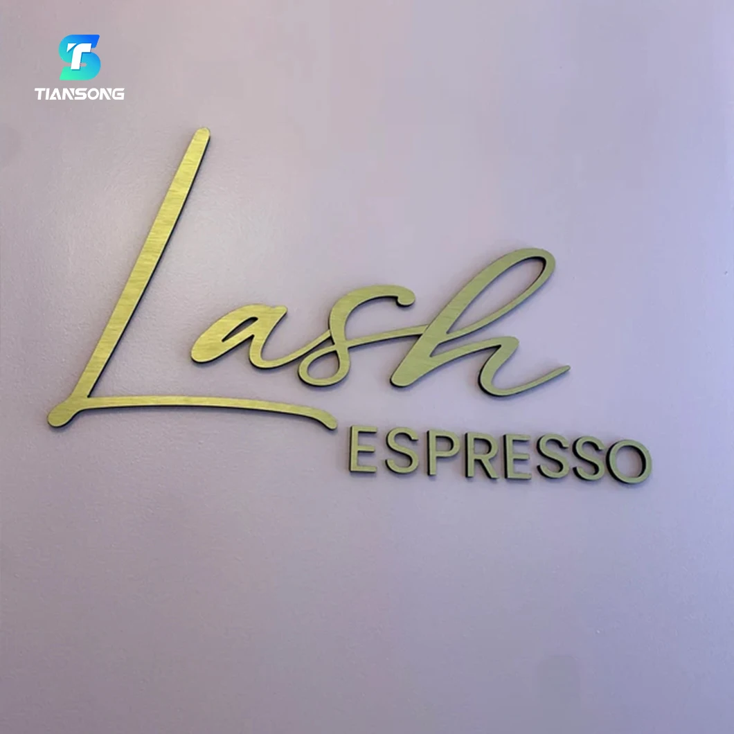 3D Acrylic Signage - Durable Stainless Steel Storefront Letters