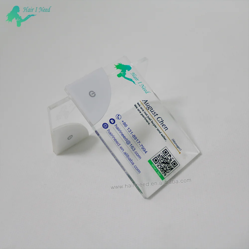 Luxury LED Acrylic Business Cards - Unique & Professional