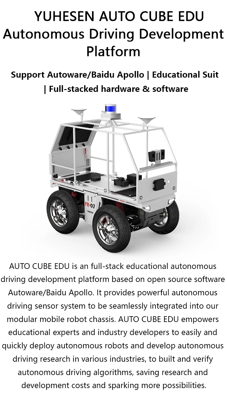 Apollo Autoware Autonomous Robot Self Driving Vehicle Educational ...