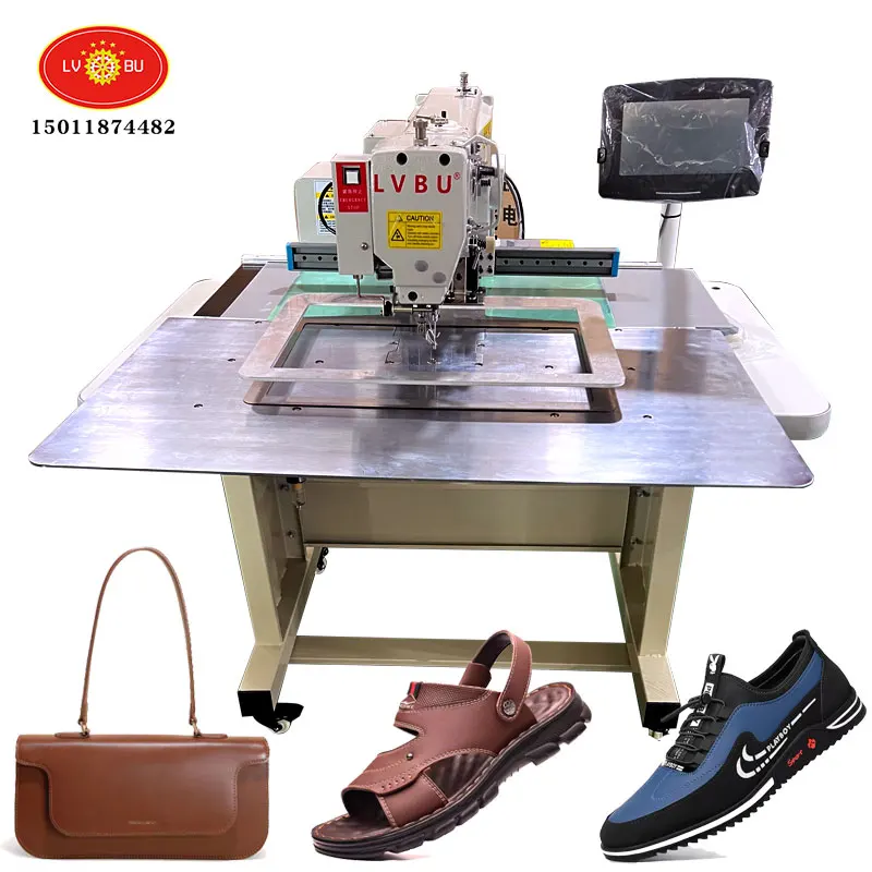 Lvbu-3525f Industrial Pattern Machine Computer Automatic Shoe Sewing Machine Maquina De Coser ...