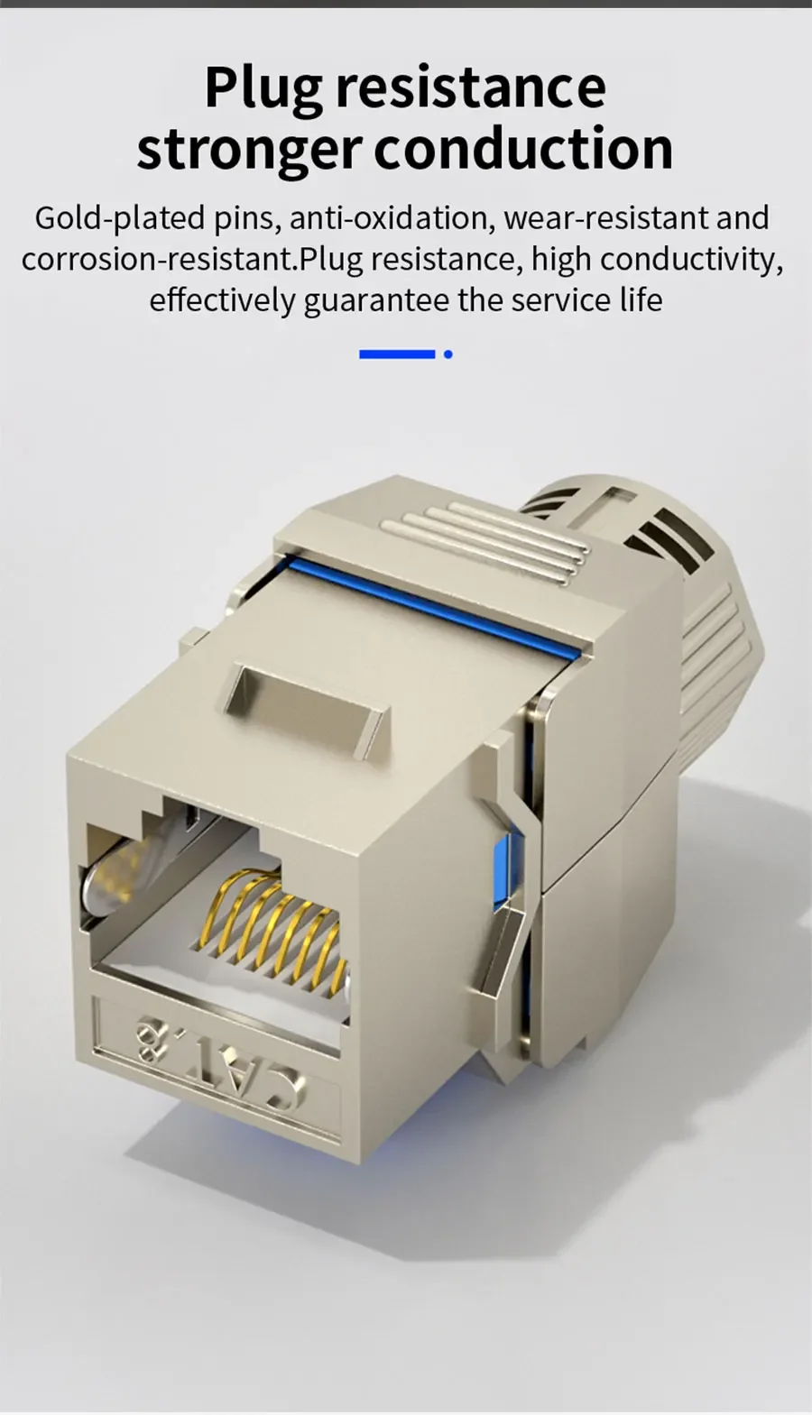 RJ45 Female Male PCB Connector Shield RJ-45 8p8c Plug Cat5e Cat7 Cat6 ...