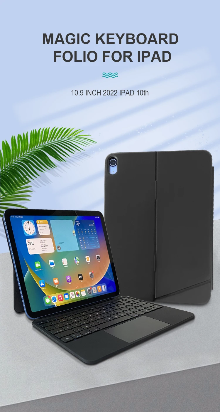 Folio Case Magnetic With Keyboard Magic Folio 10 Generation Touch ...