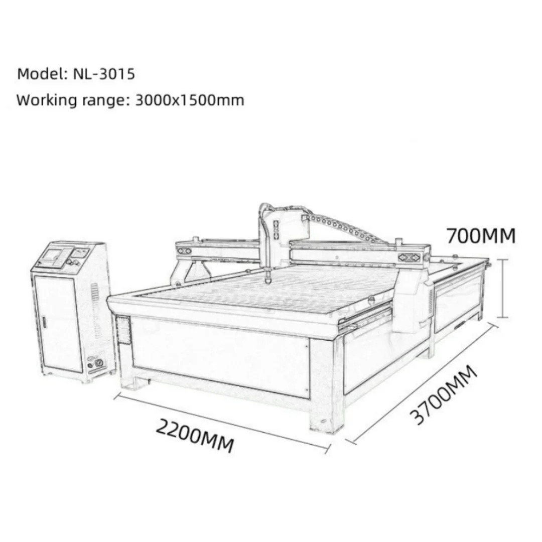 Cnc Plasma Cutting Machine Tables 1530 - Buy Cnc Plasma Cutting Table ...