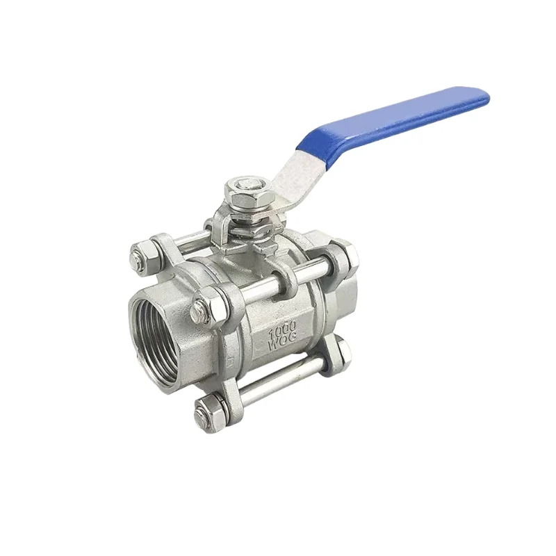Industrial Stainless Steel Threaded Manual Ball Valve for Water Heating ...