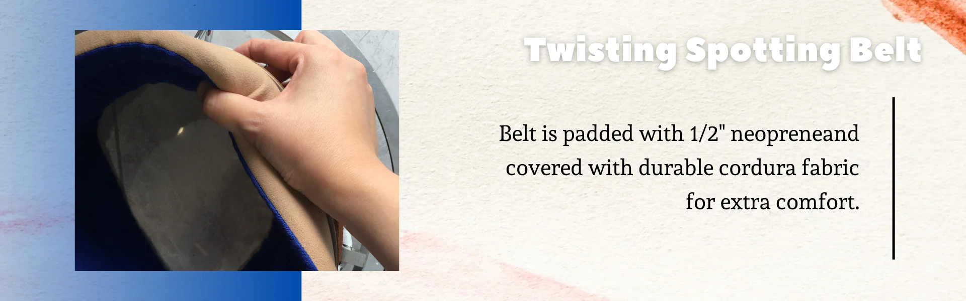 Adjustable Gymnastics Trampoline Rotation Twisting Belt