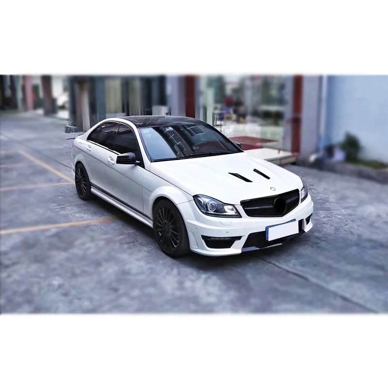 Alibaba.com: Mercedes Benz W204 2008-2014 C180-C300 body kit upgrade to C63 AMG style ...