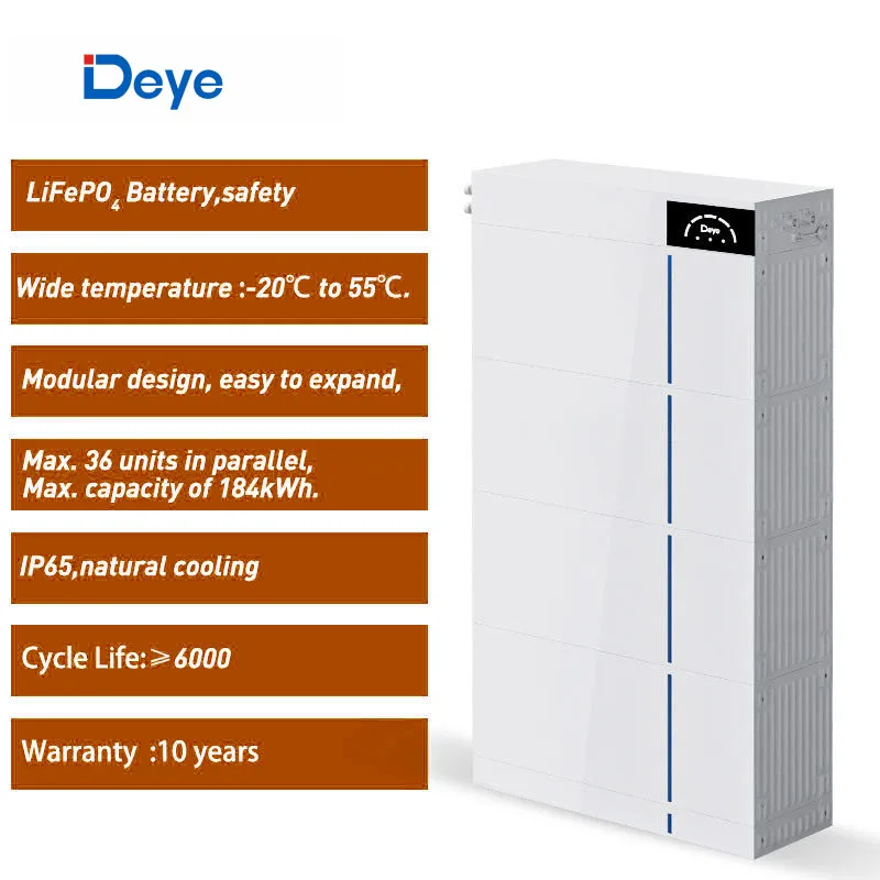 Deye Al W5.1 - 5.12kwh Lithium Battery for Energy Storage