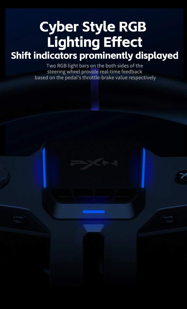 High Quality V9 Gen2 Car Game Simulator Racing Wheel for PC & Consoles