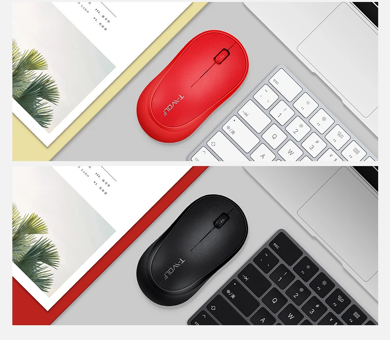 2.4G Mouse Wireless Ergonomic Office Mouse Colorful Available Easy to ...