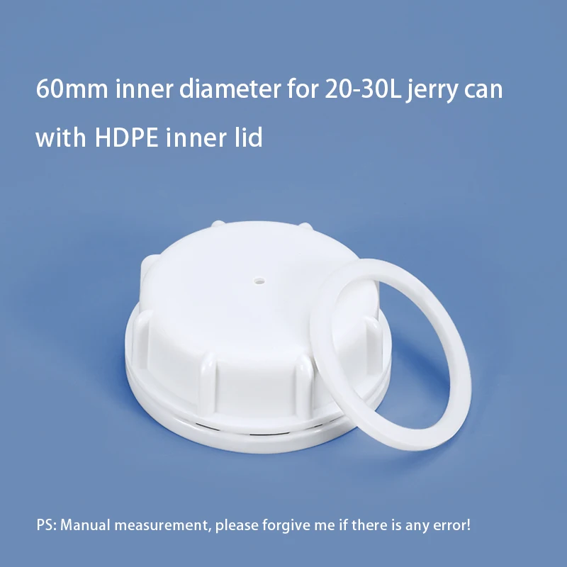 Wholesale Plastic Cap 53mm Blue Screw Cover Lid for 10L Jerry Can