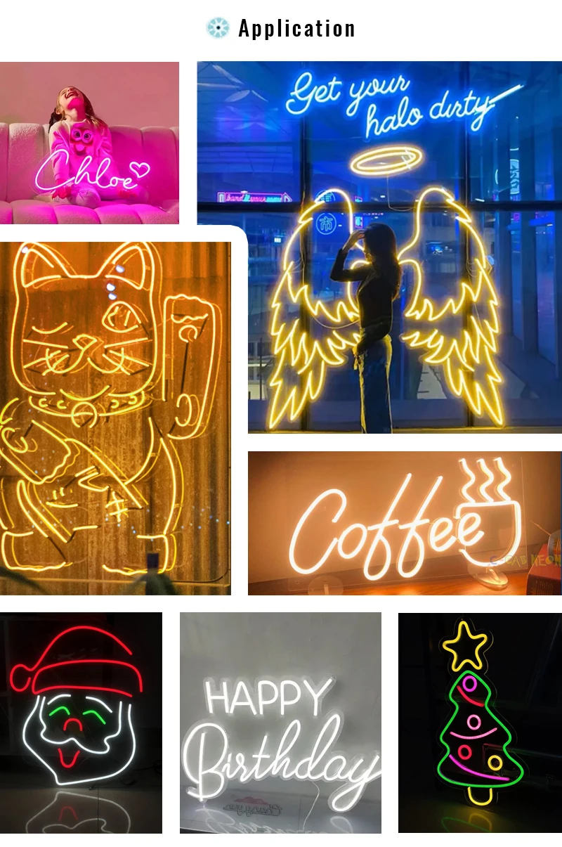 2023 New 2nd Gen Separated Design Dc12v Silicone Neon Lights Of Acrylic ...