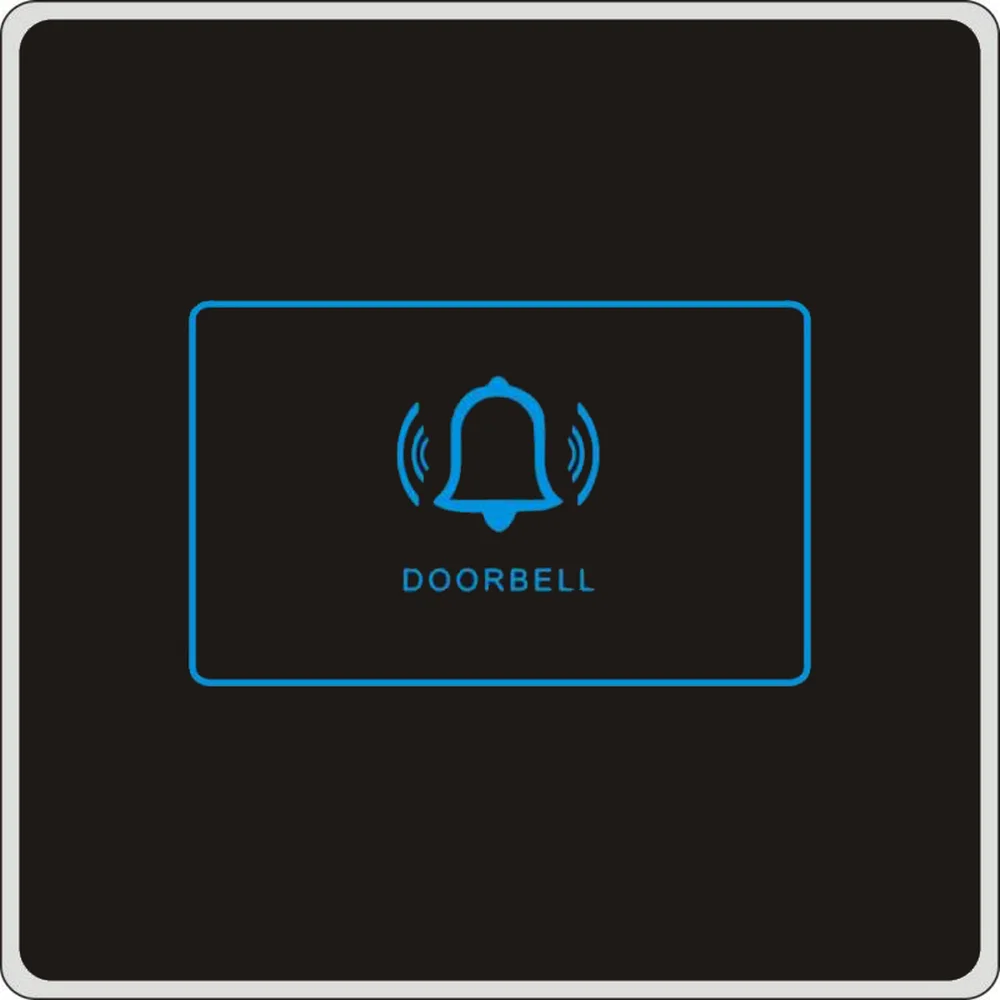 Modern Touch Panel Doorbell Switch Touch Door Bell For Hotel And ...
