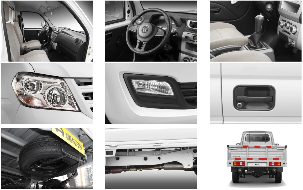 DFSK K01 K02 Mini Truck - Manual Gasoline Crew Cab Cargo Van with 1 Ton ...