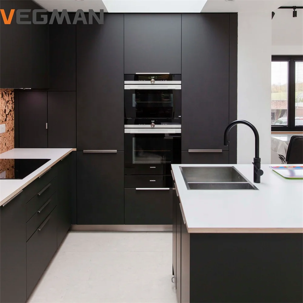 custom mdf kitchen cabinet lacquer door panel smart small kitchen ...