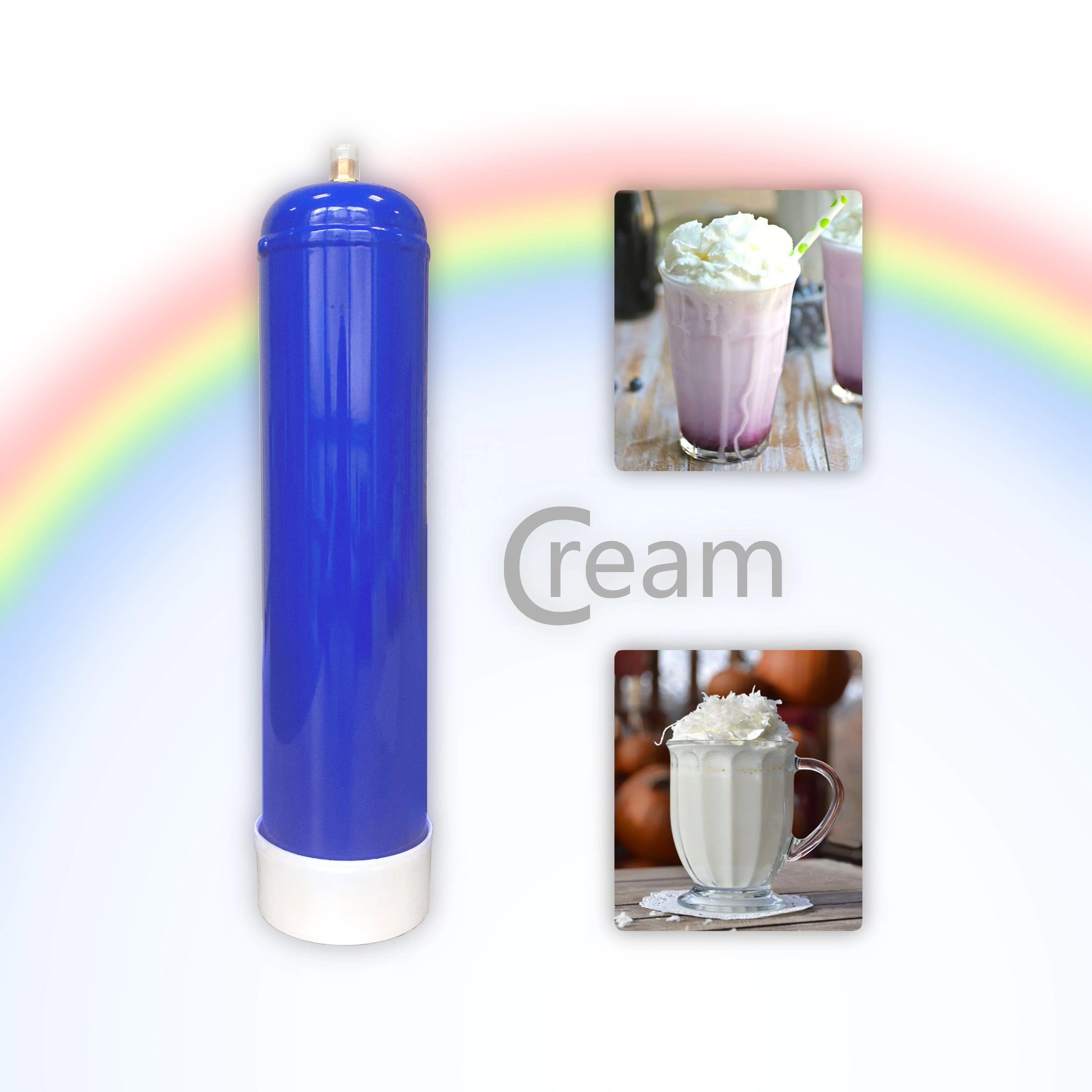 580g 615g High Pressure Disposable Whipped Cream Charger 0.95L 1L ...