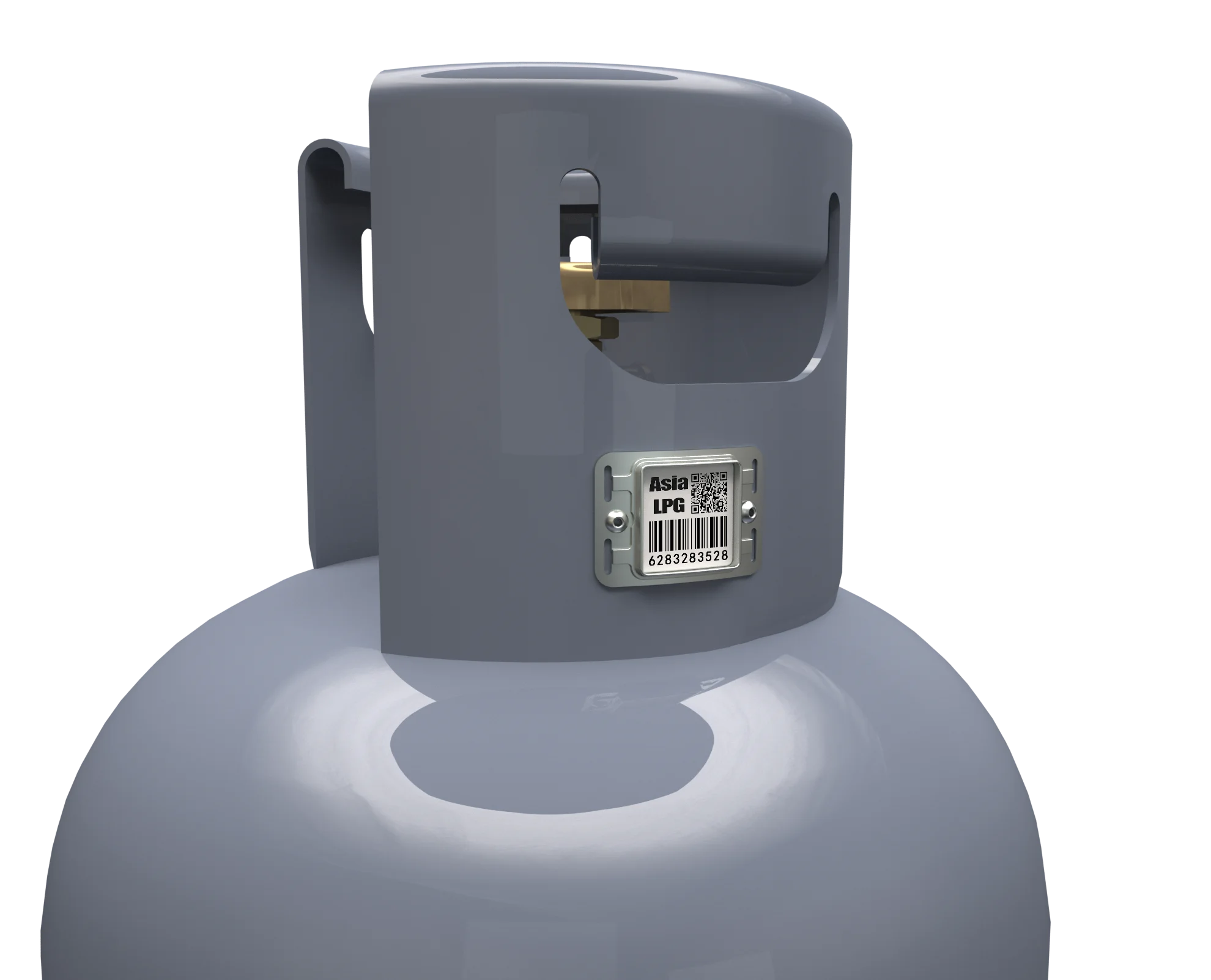 Lpg Cylinder Barcode Tag With Customized Qr Code & Uv Protection, Oem