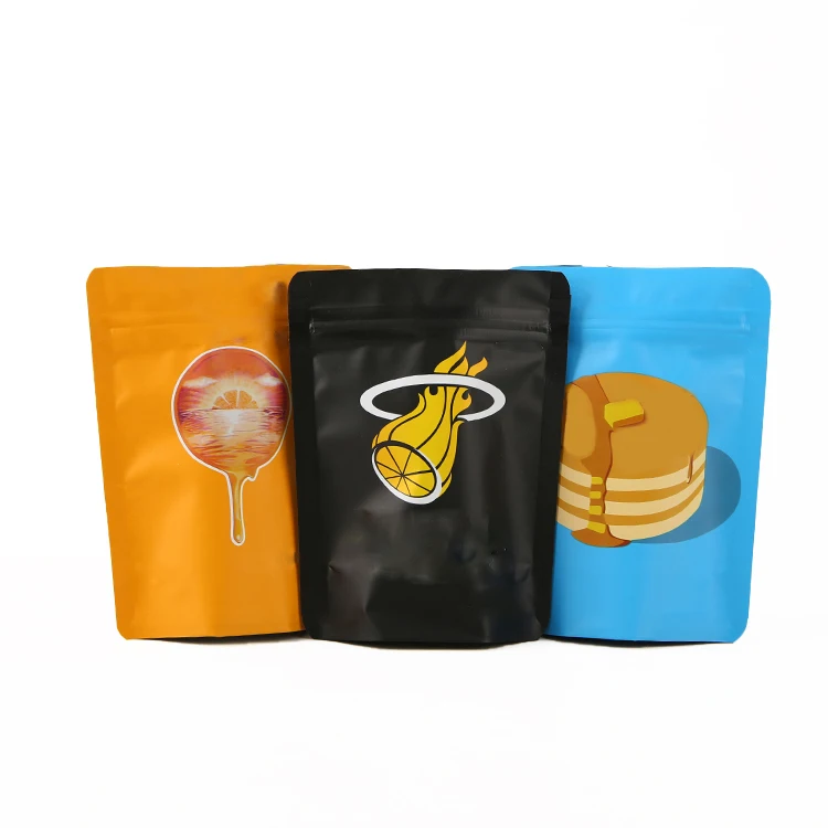 Custom Printed New 3.5g Baggies Aluminized Foil Smell Proof Cookie ...