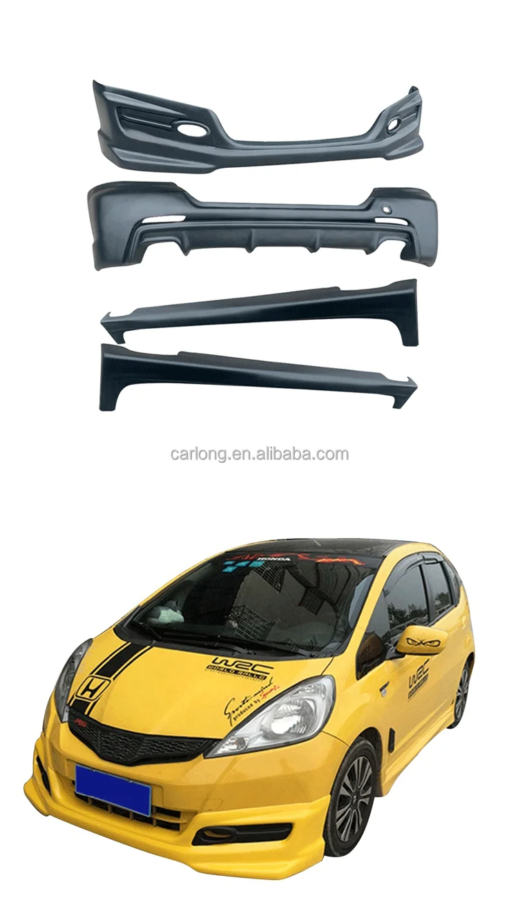 Car Body Kits for Honda Fit 2011-2013 - Front Bumper Lip, Rear Lip ...