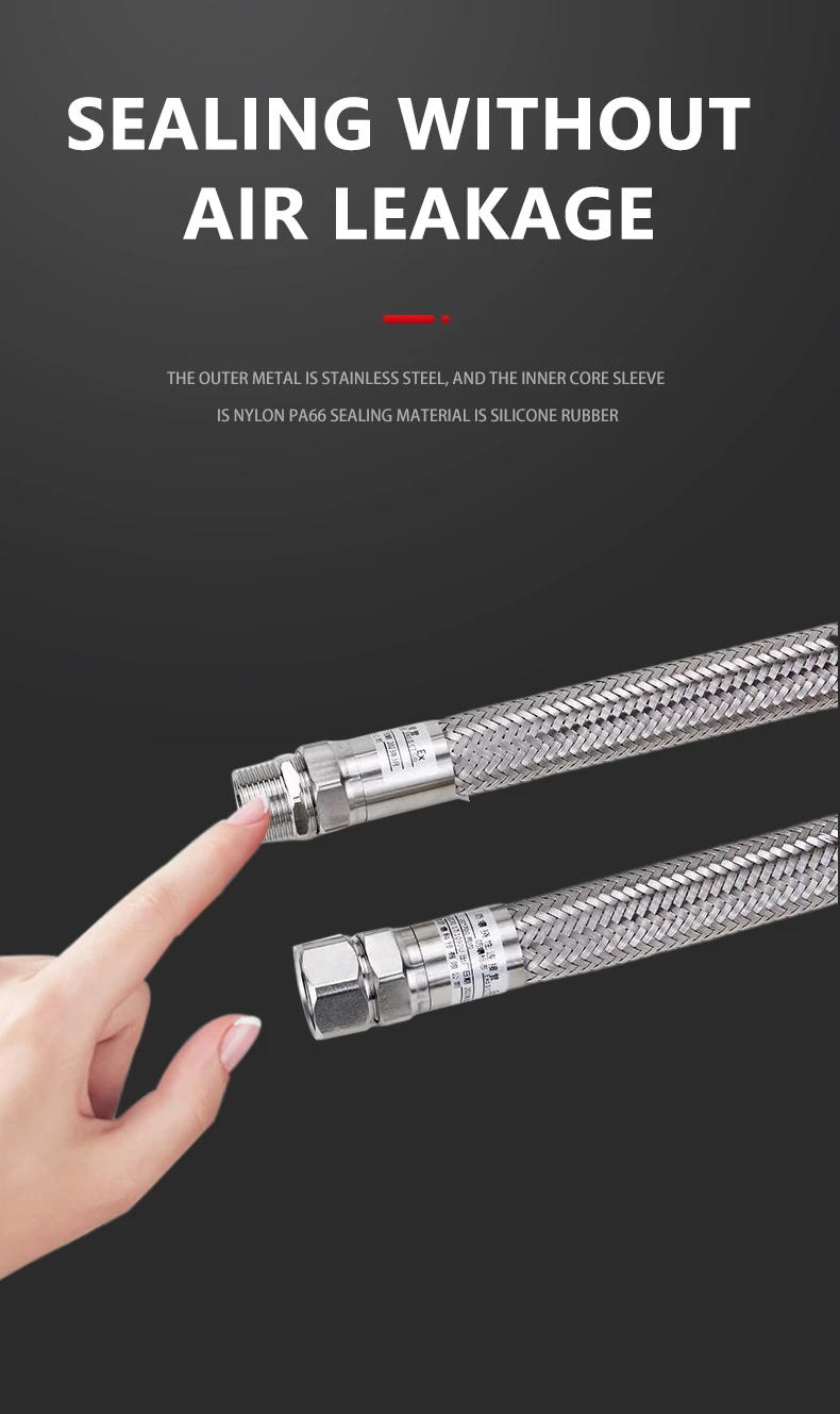 Explosion-proof Corrugated Hose 304 Stainless Steel Explosion-proof ...