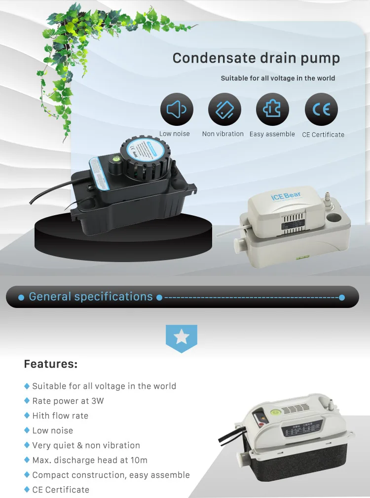 Ultra-quiet Ac Water Pump Condensate Pump Air Conditioner - Buy ...