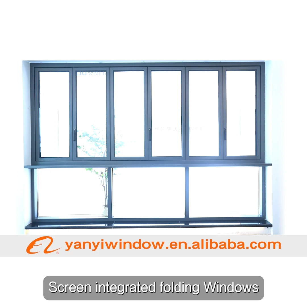 Druet Folding French Windows Bifold Window Bi-fold Window - Buy Folding ...