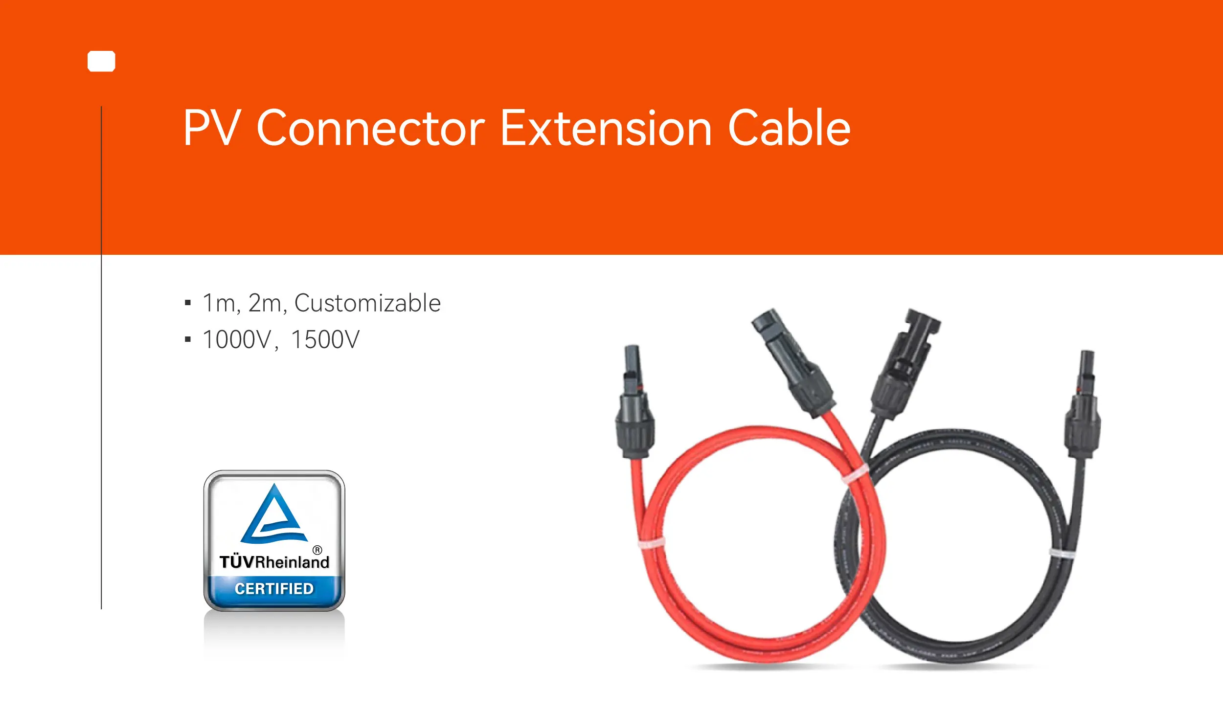 Longi Canadian Solar Jinko Solar Panels Wire Pv Connector Extension ...