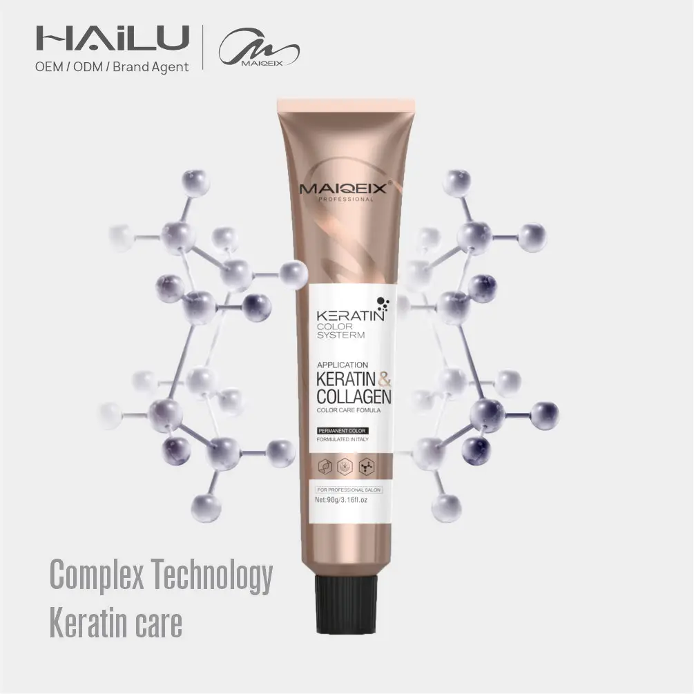 Manufacturer Supply Hair Color Cream Permanent Ammonia Free Italian ...