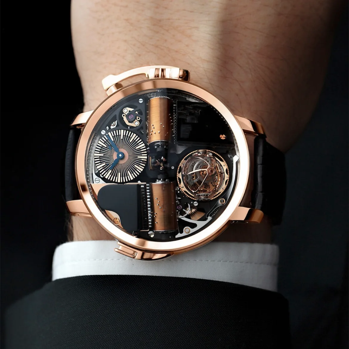 High End Jacob Mechanical Watch - Luxury Swiss Design with Sapphire ...