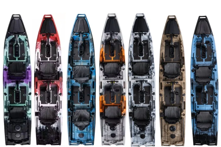 LSF 14ft Double Big Fish Pedal Kayak - 2 Person Fishing Kayak