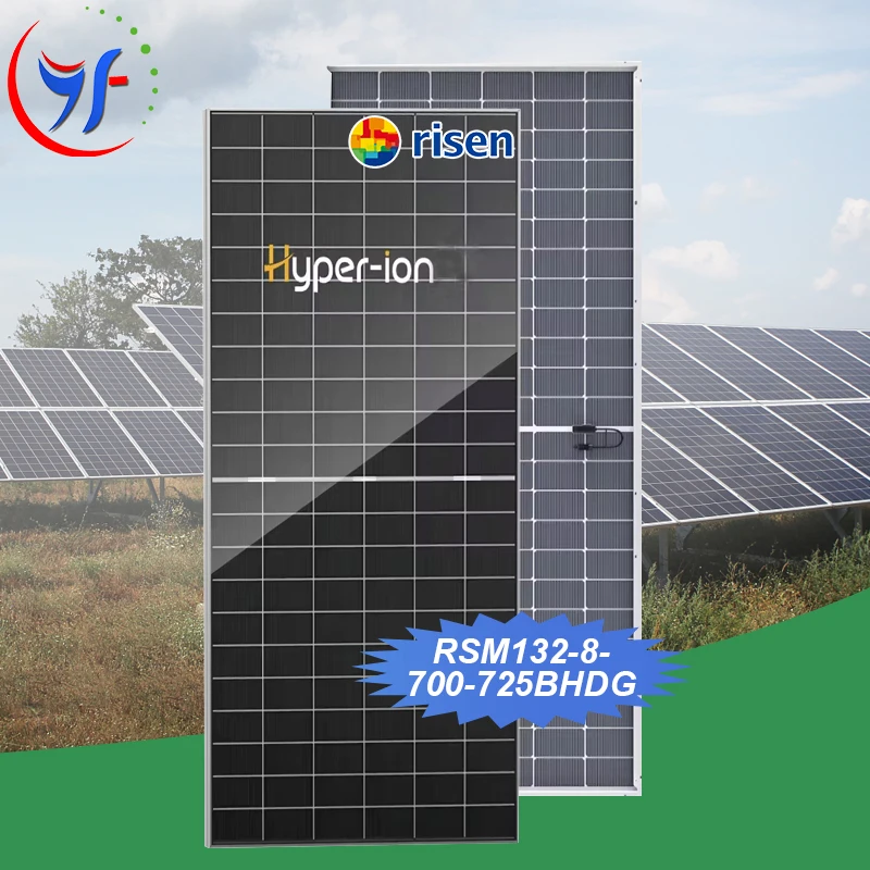 Risen N Type Solar Panels 710w 720w Rsm132-8-700-725bhdg Dual Glass ...
