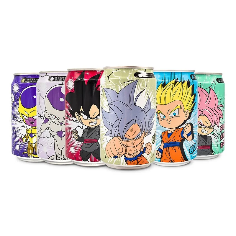 Japan Dragon Ball Sparkling Water 330ml Ramune Exotic Carbonated Drinks Variety Of Fruity Soda ...