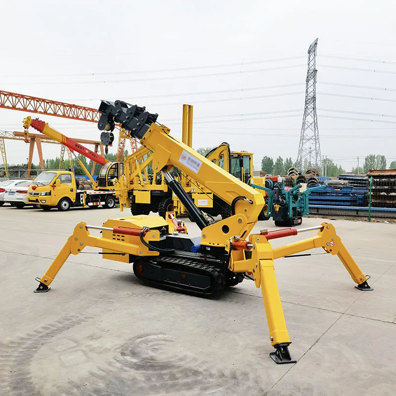 Mini Telescopic Boom Portable Indoor Outdoor 2 Ton 5 Ton 8 Ton ...