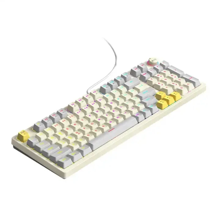 T50 Optical Switch Wired RGB Macro Gaming Mechanical Keyboard with 97 ...
