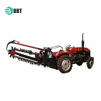Fiber Optic Trenching Trencher Machine Farmland Water Conservancy ...