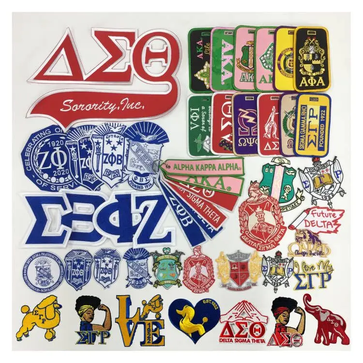 Patches For Greek Letter Clothing Alphabet Letters Logo Iron On ...