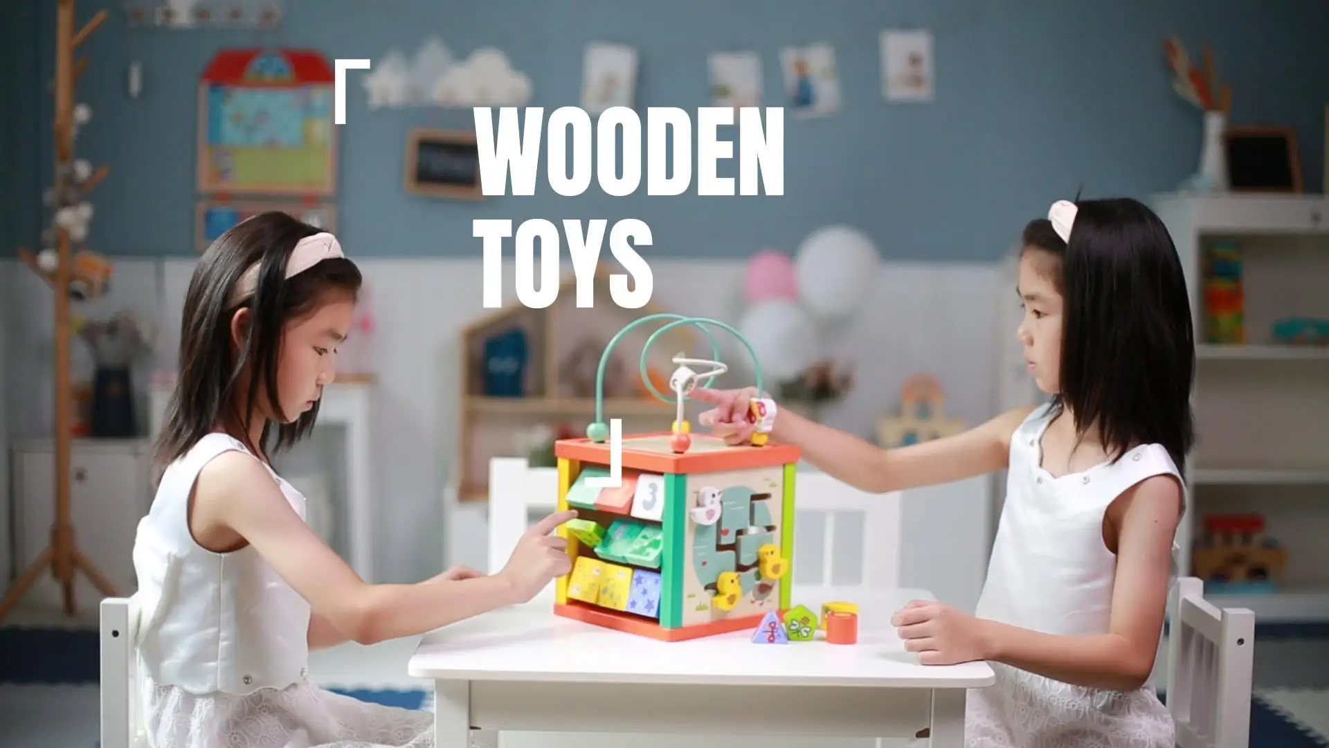 Hot Wire Bead Maze Montessori Kids Play Educational Wooden Learning Toy ...