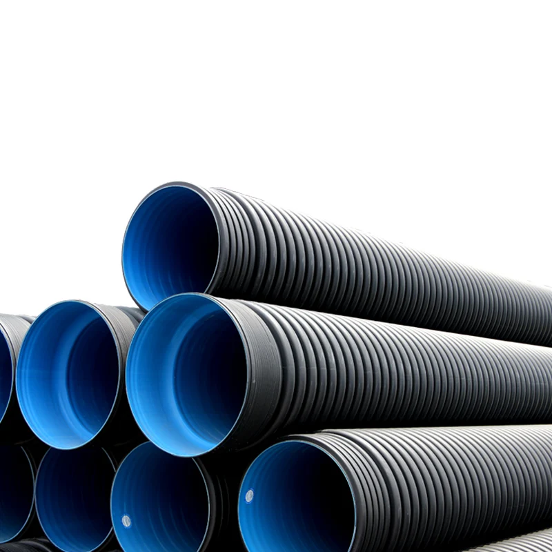 Hdpe Tube Pipe Corrugated Culvert Hdpe Pipe For Waste Water Drainage ...