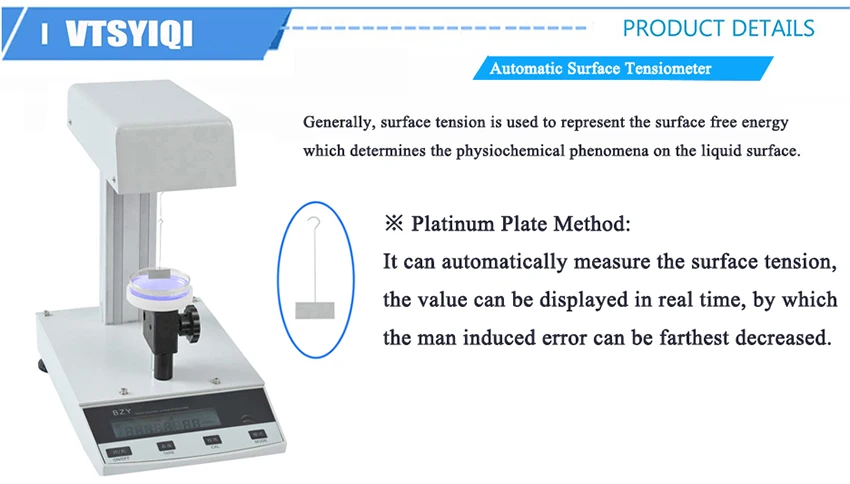 Automatic Surface Tensiometer - Measure Interfacial Tension