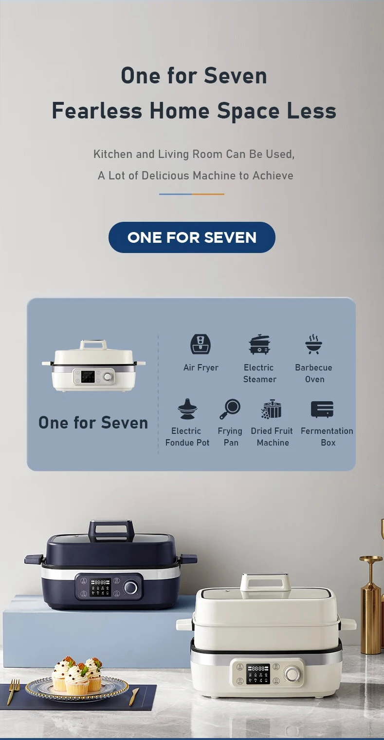 French Style Multiple Functions Cookware Kitchenware Double Basket ...