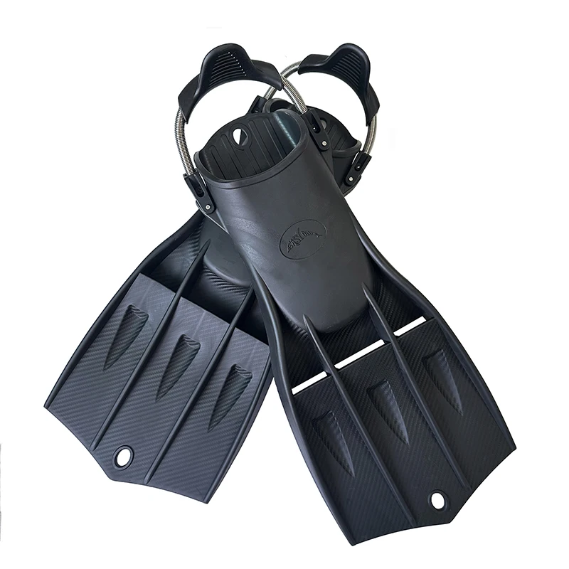 Technical Diving Jet Fins Long Blade Swim Rubber Flipper Scuba Diving ...