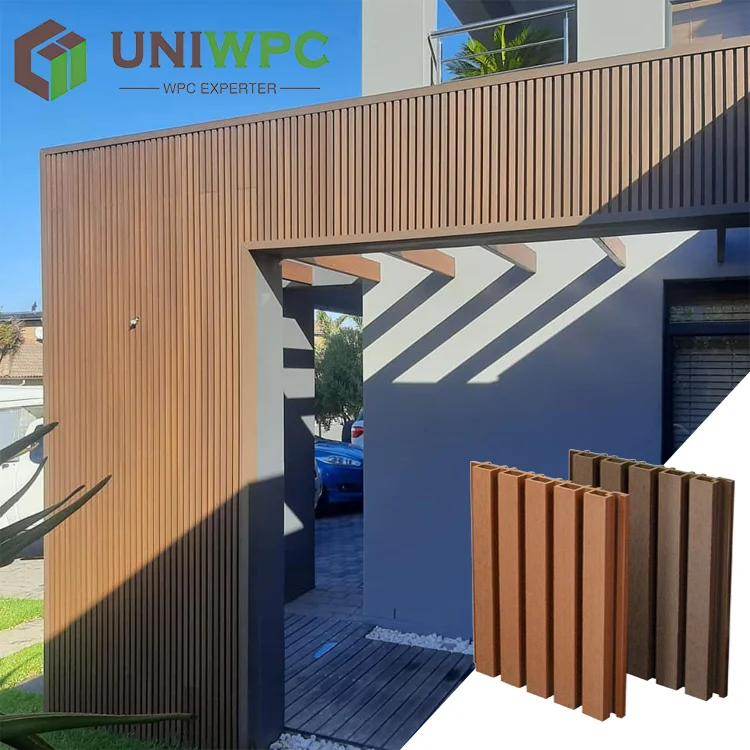 Wpc Fluted Exterior Wall Cladding - Eco-friendly & Customizable Oem