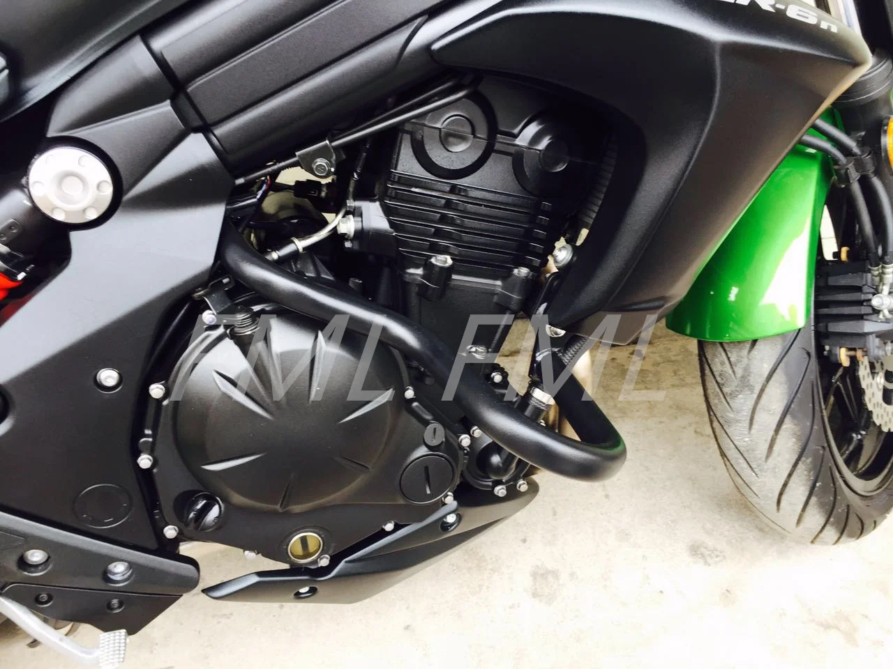 Motorcycle Bumper Crash Bar Engine Guard Protection Bar For Kawasaki Er ...