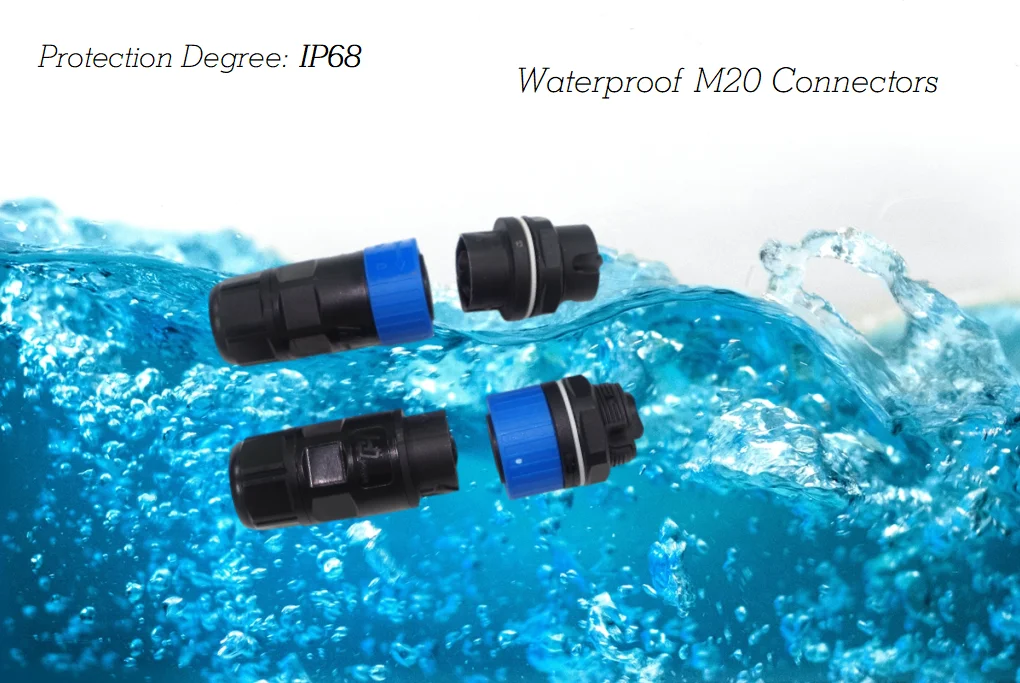 HD 3PIN M20 Connector - Reliable AC Connectors for on-Grid Backup