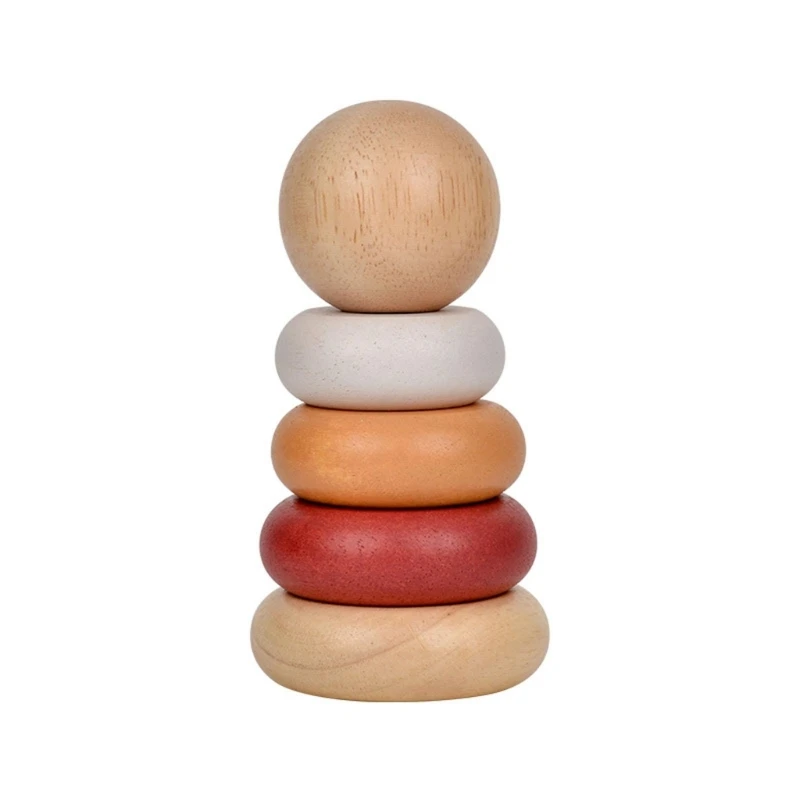 Shape Sorting Stacking Block Toy Montessori Plugging Pillars Table Toy ...