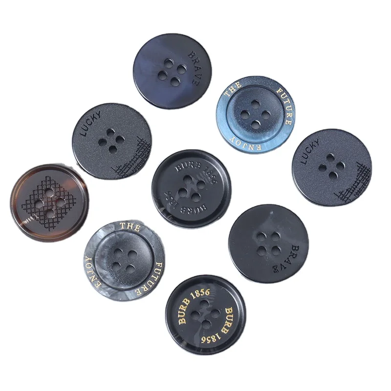 Wholesale Button Supplier Diy Gold Plating Logo Customized Colors Round ...